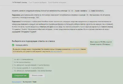 Прохождение внешнего курса на Stepik ("Введение в Linux") | My Multilingual Site